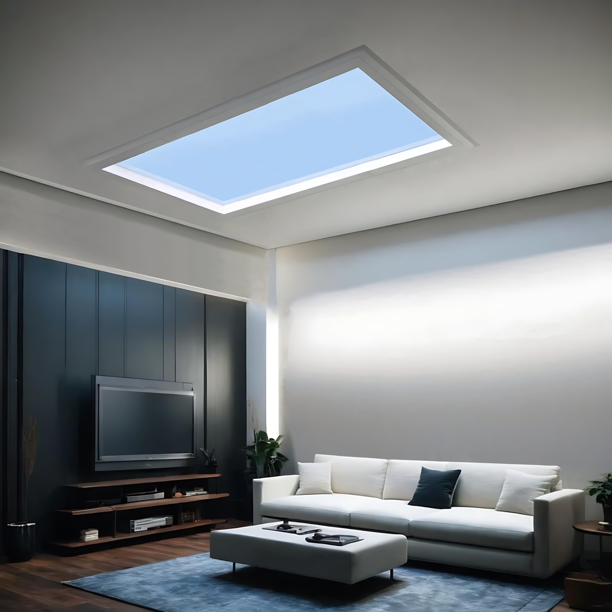 2x2 FT LED Sky Light Flat Panel, 40W, Color Temperature: 6500K ...