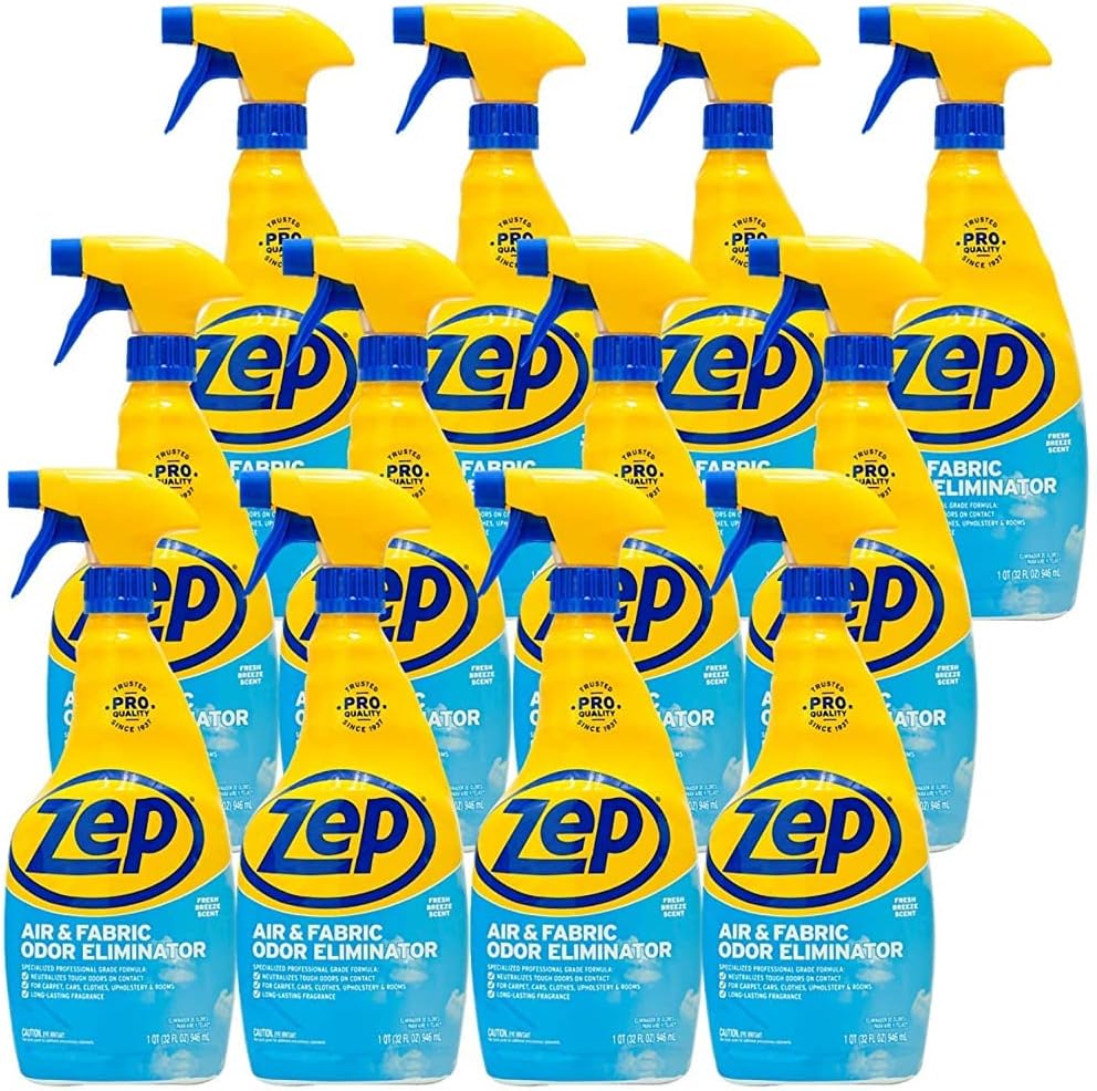 Amazon.com: Zep Air & Fabric Odor Eliminator 128 oz, Blue : Everything Else