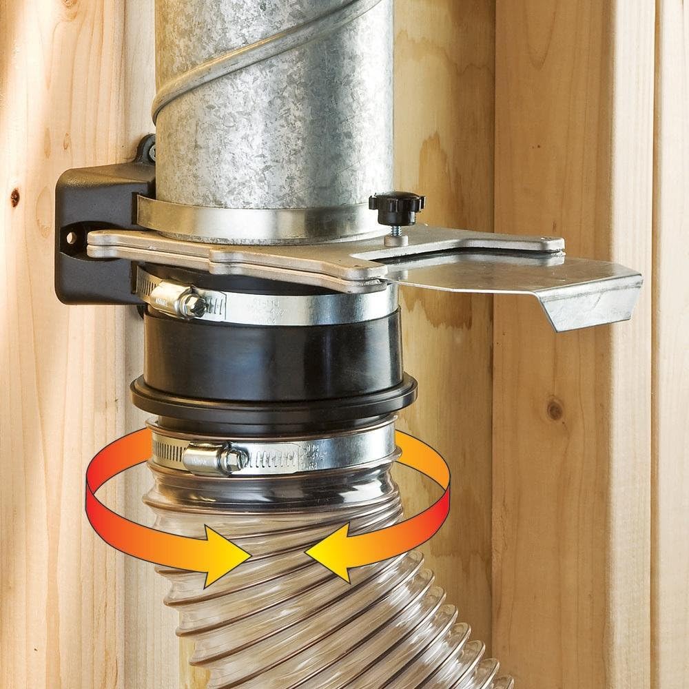 Amazon.com: Dust Right Swivel Hose Attachment for Dust Collection w ...