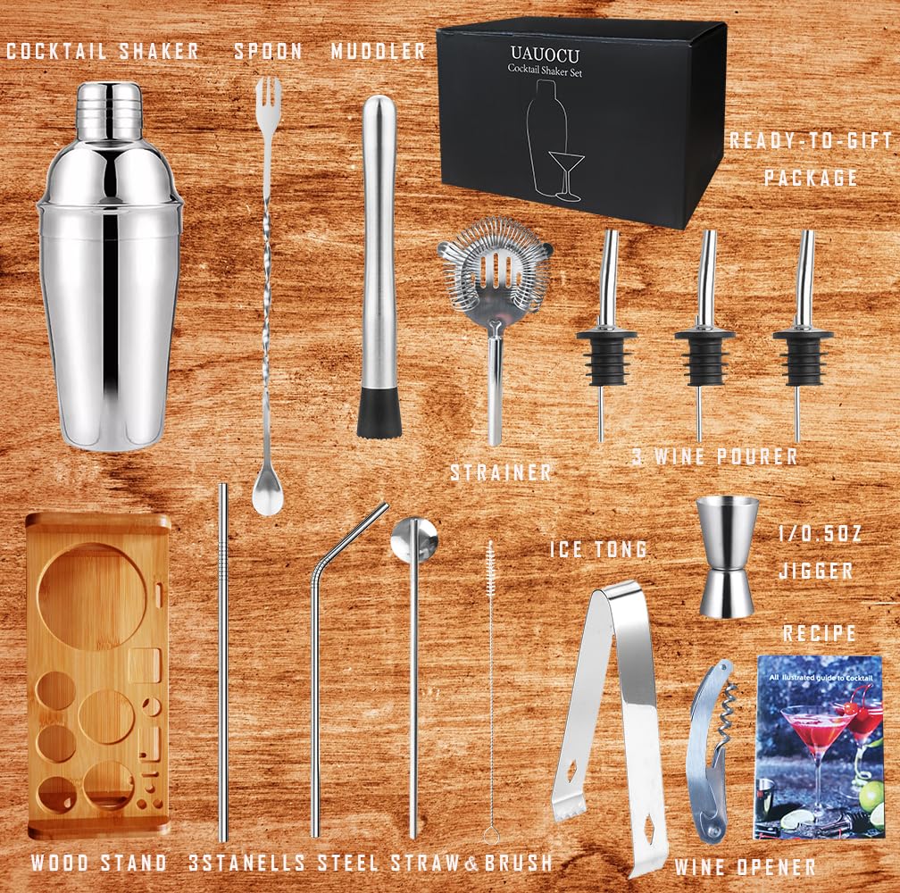 Snapklik.com : Cocktail Shaker Set Home Bar, Gift Exchange Ideas For ...
