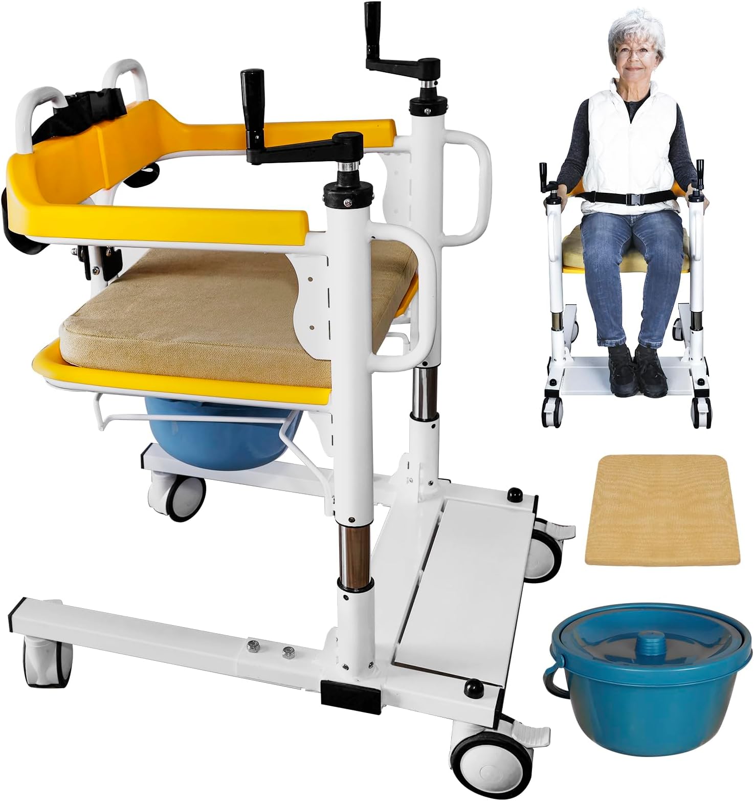 Amazon.com: MediHoist 5IN1 Advanced Patient Lift Transfer Chair ...