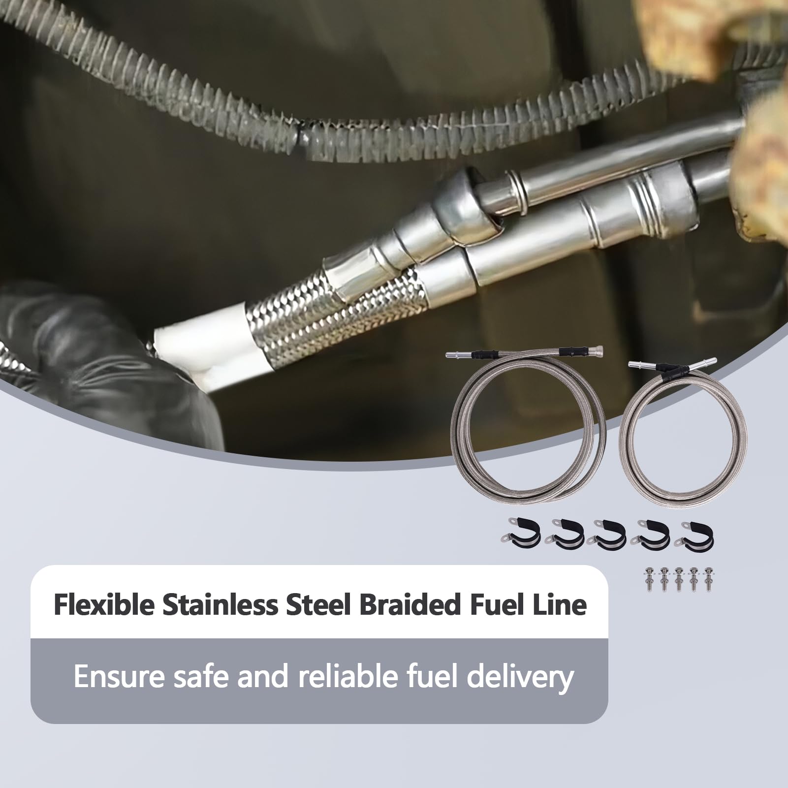 6an Fuel Line Kit S For 2005-2010 Chevrolet Cobalt 2.2L Complete Fuel ...