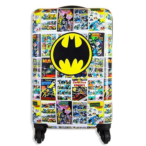 Fast Forward luggage 20 inch Batman Luggage for Boys, Hard-Sided Tween ...