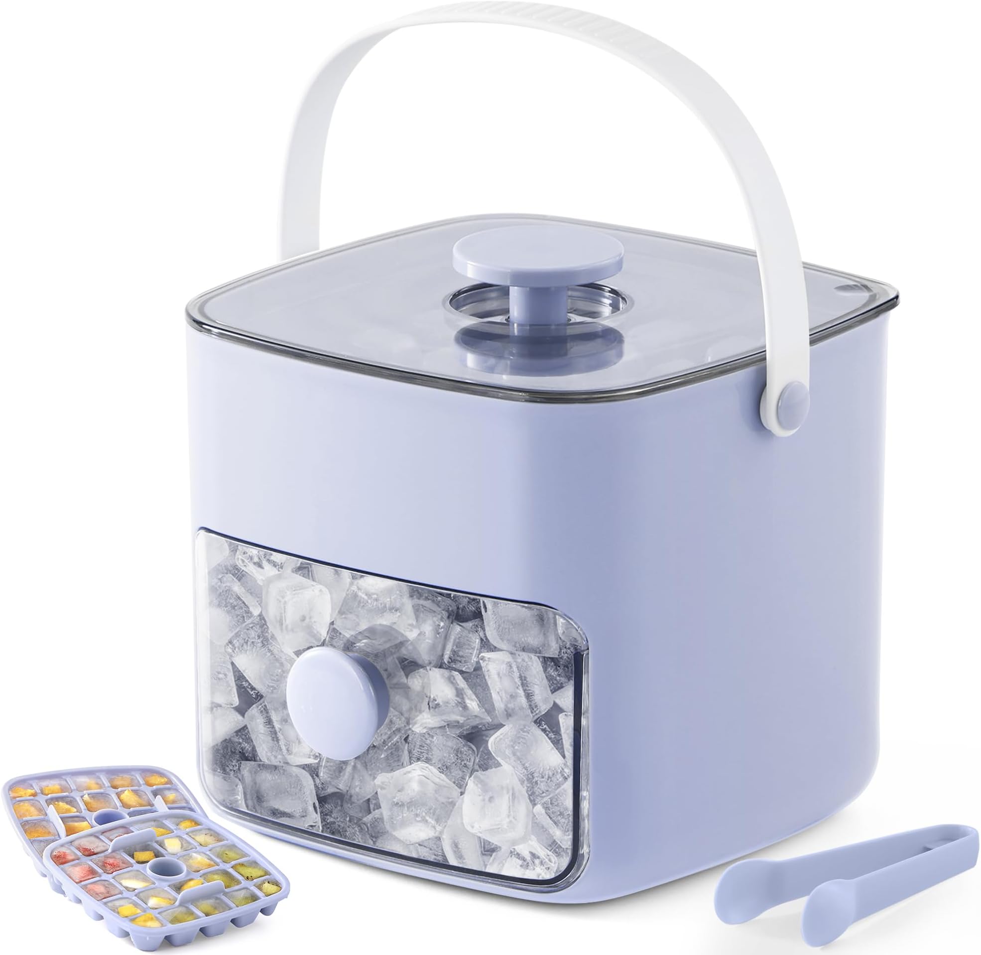 Amazon.com: RIGSTNE Ice Cube Tray with Lid, Ice Cube Trays Box for ...