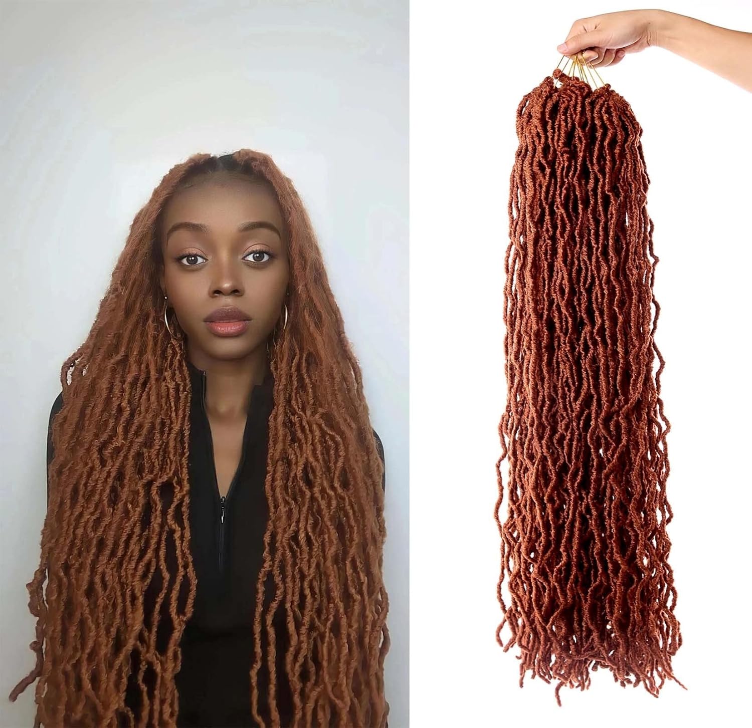 Amazon.com : 24 Inch Soft Locs Crochet Hair for Black Women, New Faux ...