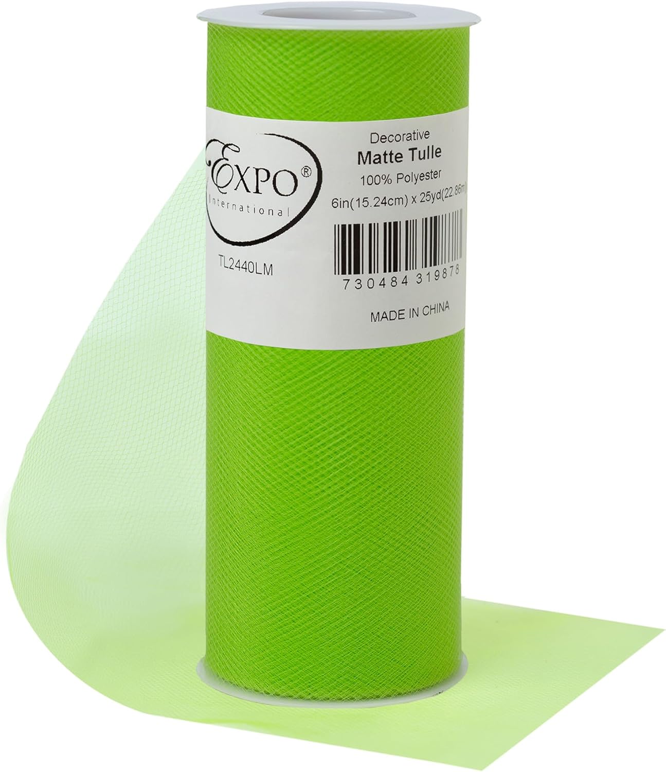 Amazon.com: Expo International Decorative Matte Tulle, Roll/Spool of 6 ...