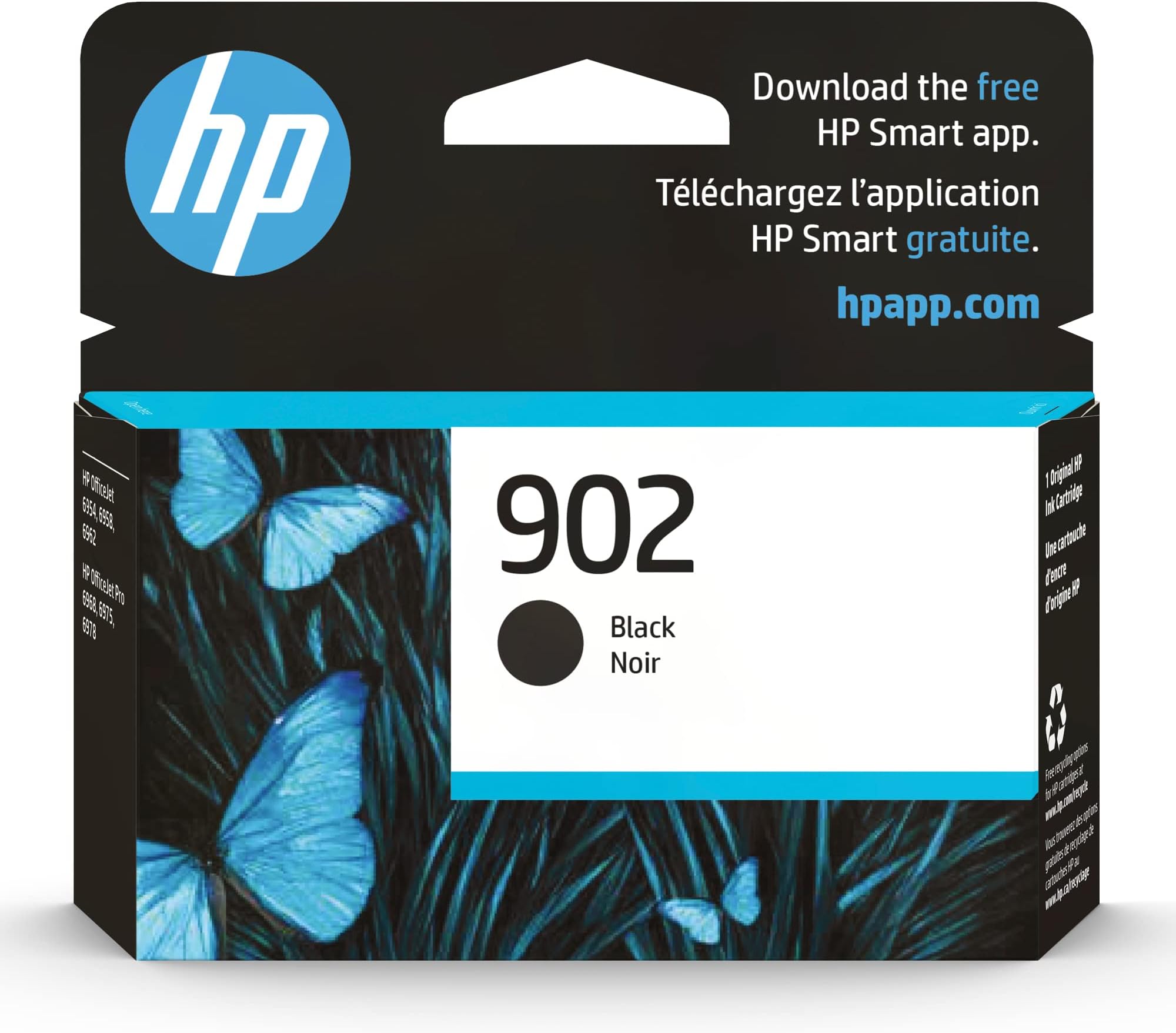 HP 902 | Ink Cartridge | Black | Works with HP OfficeJet 6900 Series ...
