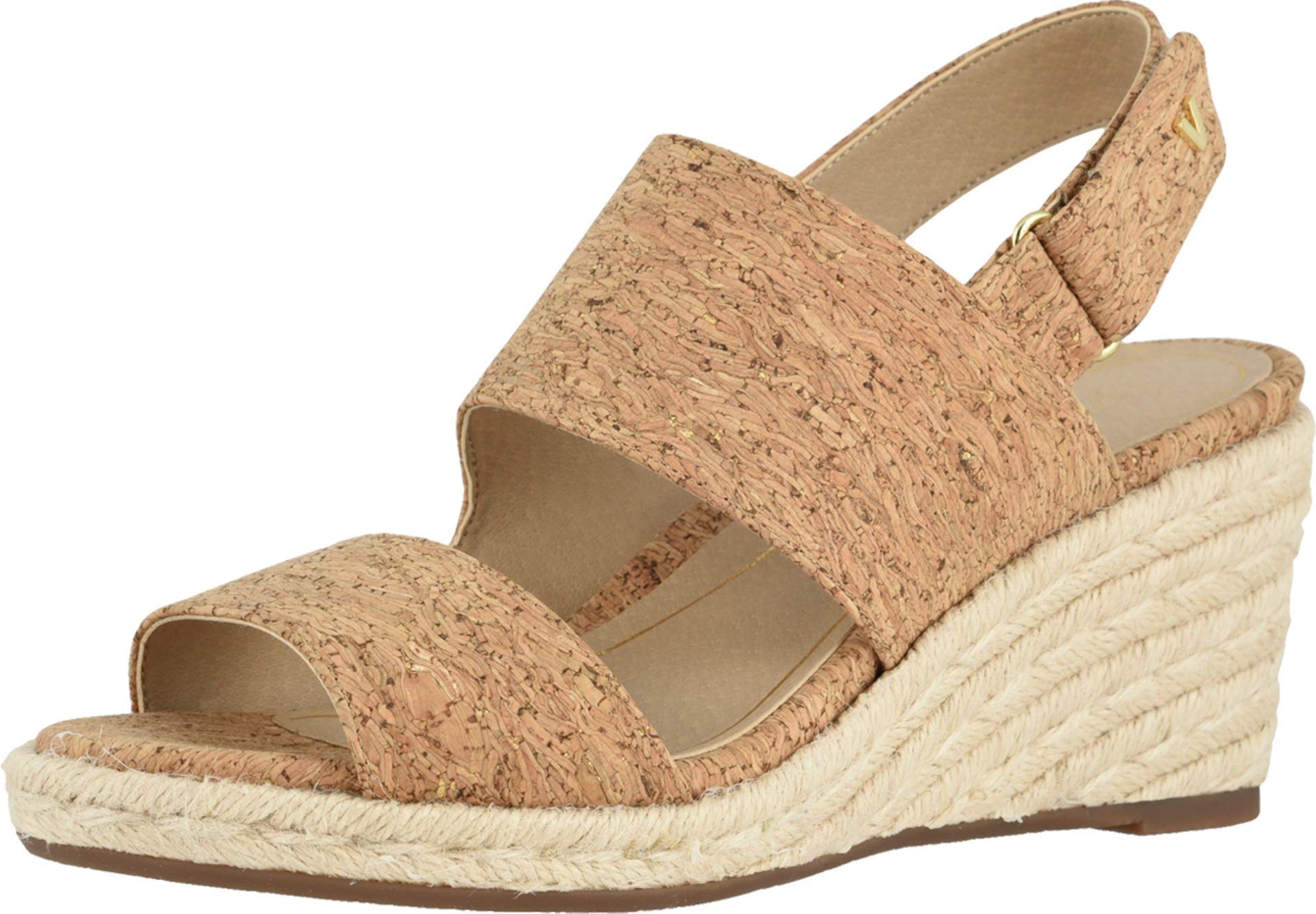 Amazon.com | Vionic Brooke Women's Wedge Supportive Sandals Cork - 8 ...