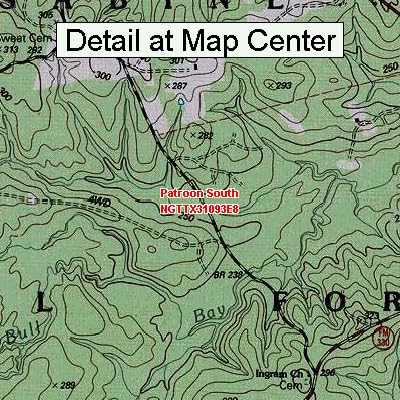 Amazon.com : USGS Topographic Quadrangle Map - Patroon South, Texas ...