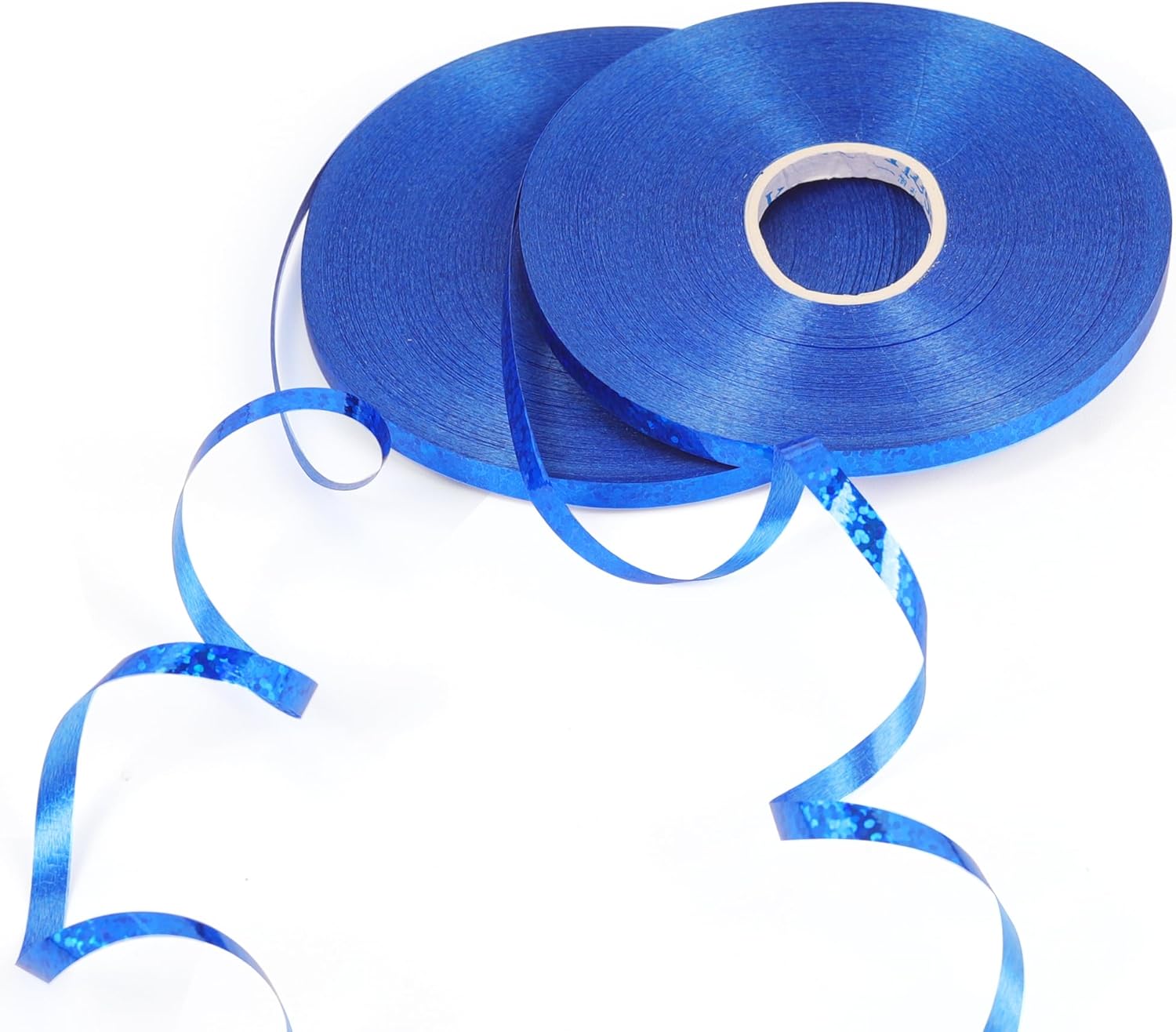 50m x 2 Rolls Shiny Blue Ribbon for Balloons Curling Ribbon, Balloons ...