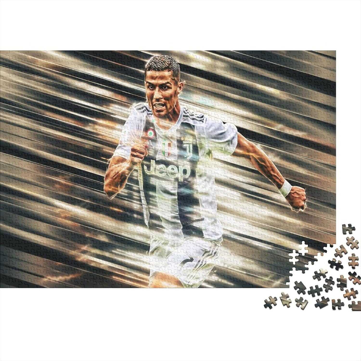 Puzzle Adulte 1000 Pièces Cristiano Ronaldo Football FIFA Puzzle ...