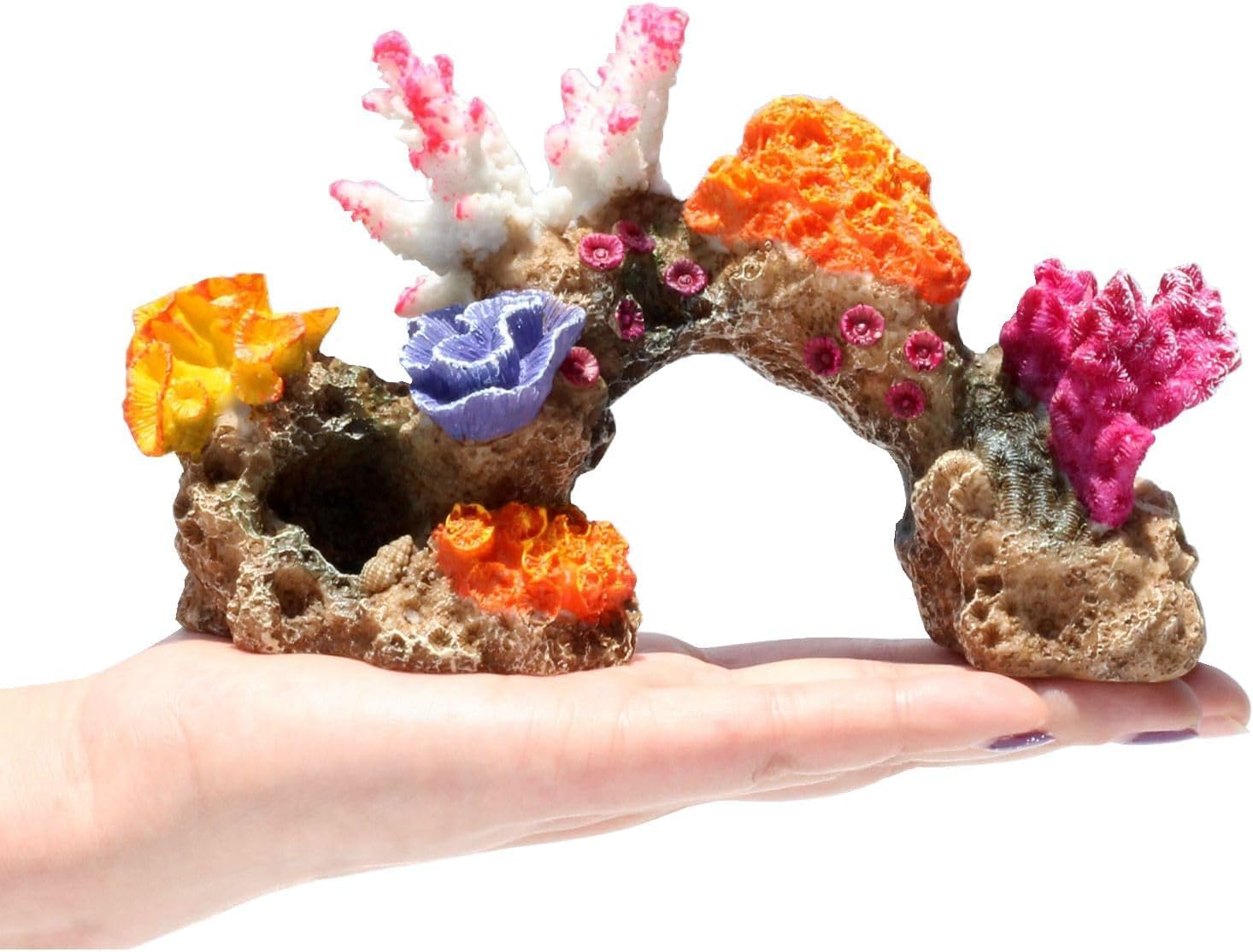 Amazon.com: RVQIGYP Fish Tank Decoration Coral Aquarium Decoration ...