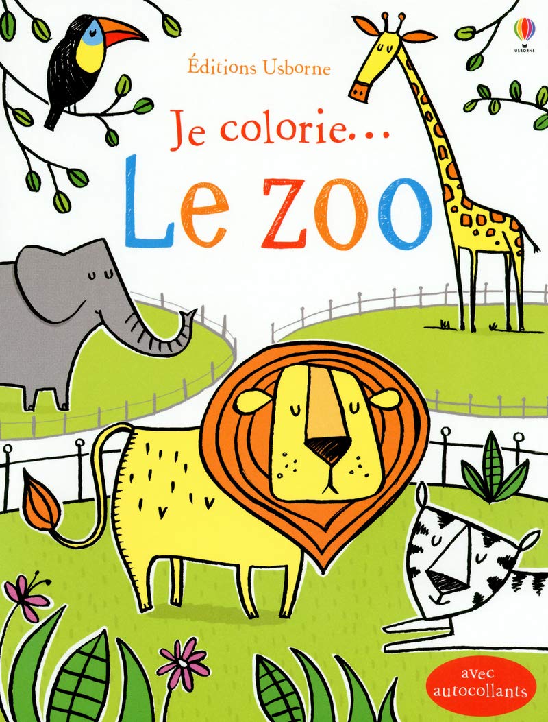 Je colorie... le zoo - avec autocollants: Greenwell, Jessica, Whatmore ...