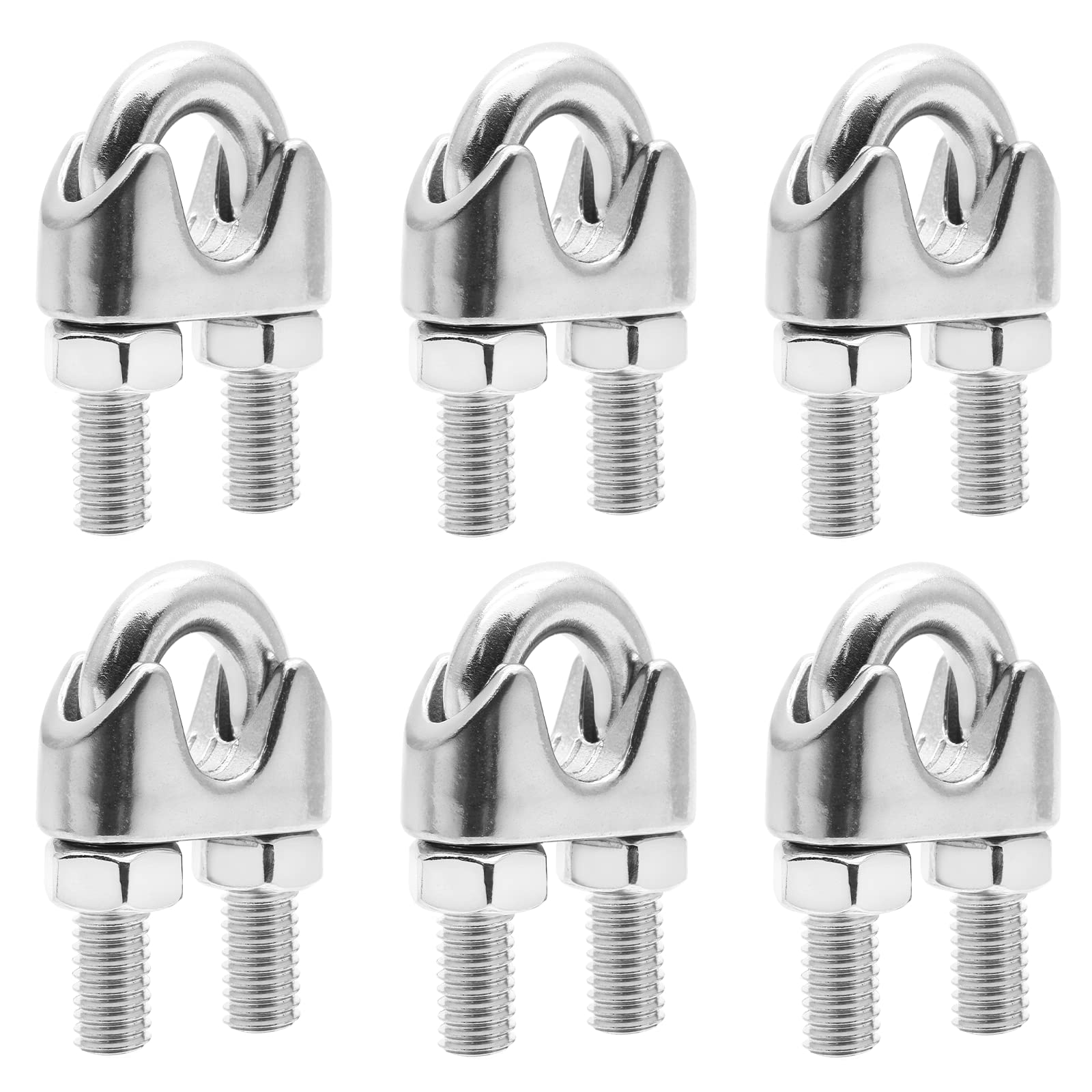Stainless Steel Cable Clips Wire Rope Cable Clip Clamp, 304 Stainless ...