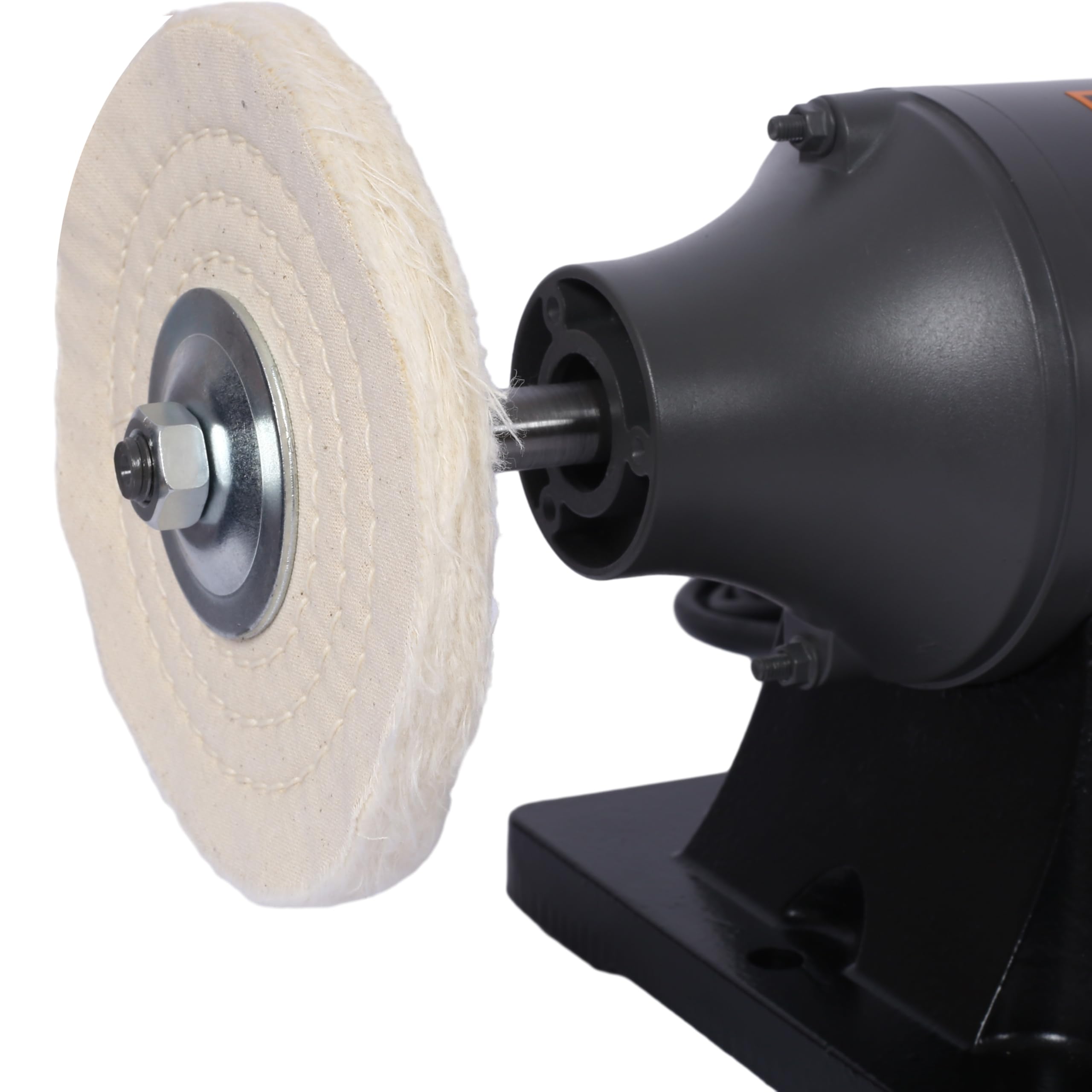 Grinding Motor 6-Inch Benchtop Polisher Buffer - 370W Induction Motor ...