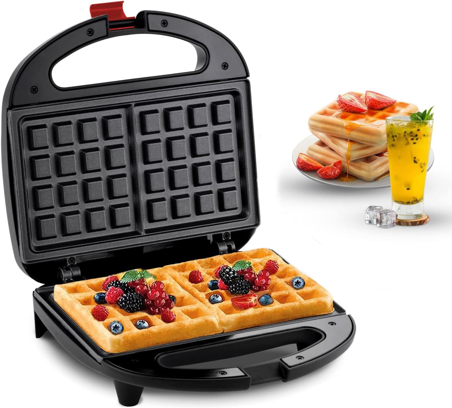 Taurus LANCHE WAFFLE - Taurus- Wafflera antiadherente- Práctica y ...