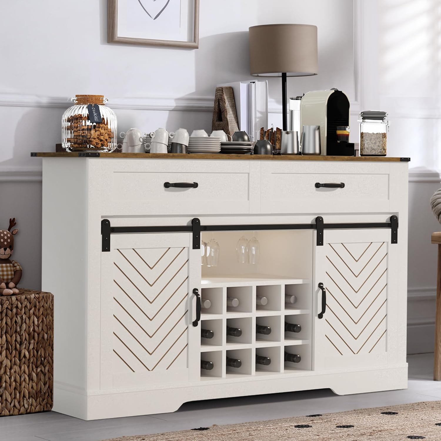 Amazon.com: May in Color Buffet Cabinet with Storage, 52'' Sideboard ...