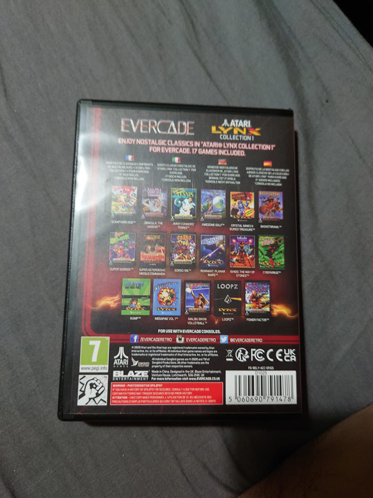 Blaze Evercade Atari Lynx Collection 1 - Cartouche Evercade N°13 ...
