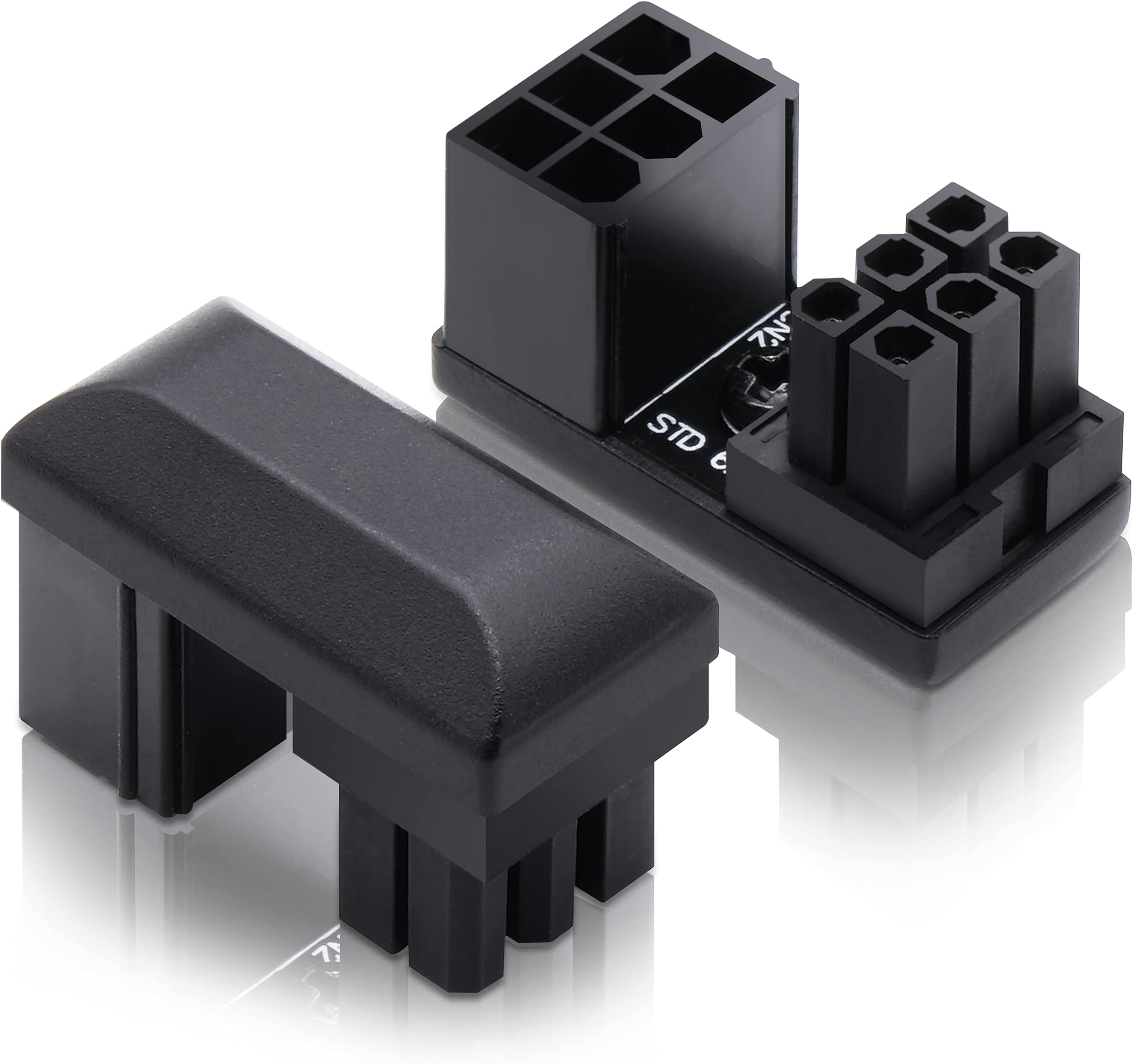 Amazon.com: Create idea 3PCS ATX 8 Pin Male to Female 180 Degree Angle ...