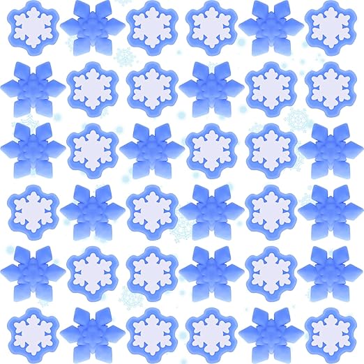 Amazon.com: Jerify 40 Pcs Snowflake Winter Fidget Toys Christmas Kawaii ...