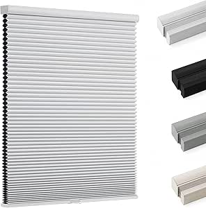 Amazon.com: Youngoo Custom Size Blackout Cellular Shades,Cordless ...