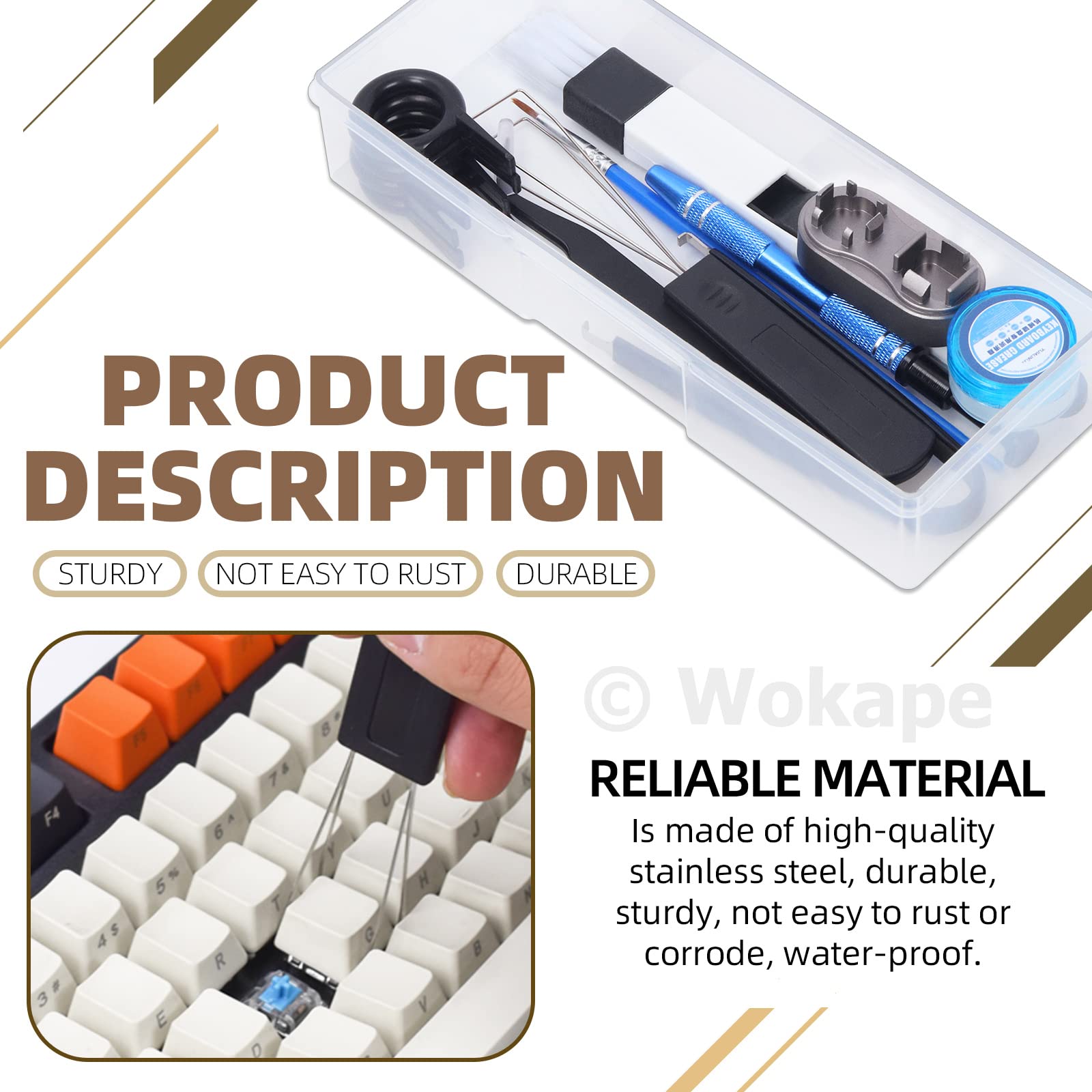 Key Puller Keyboard Lube Kit,12Pcs Mechanical Keyboard Shaft Lube Kit ...