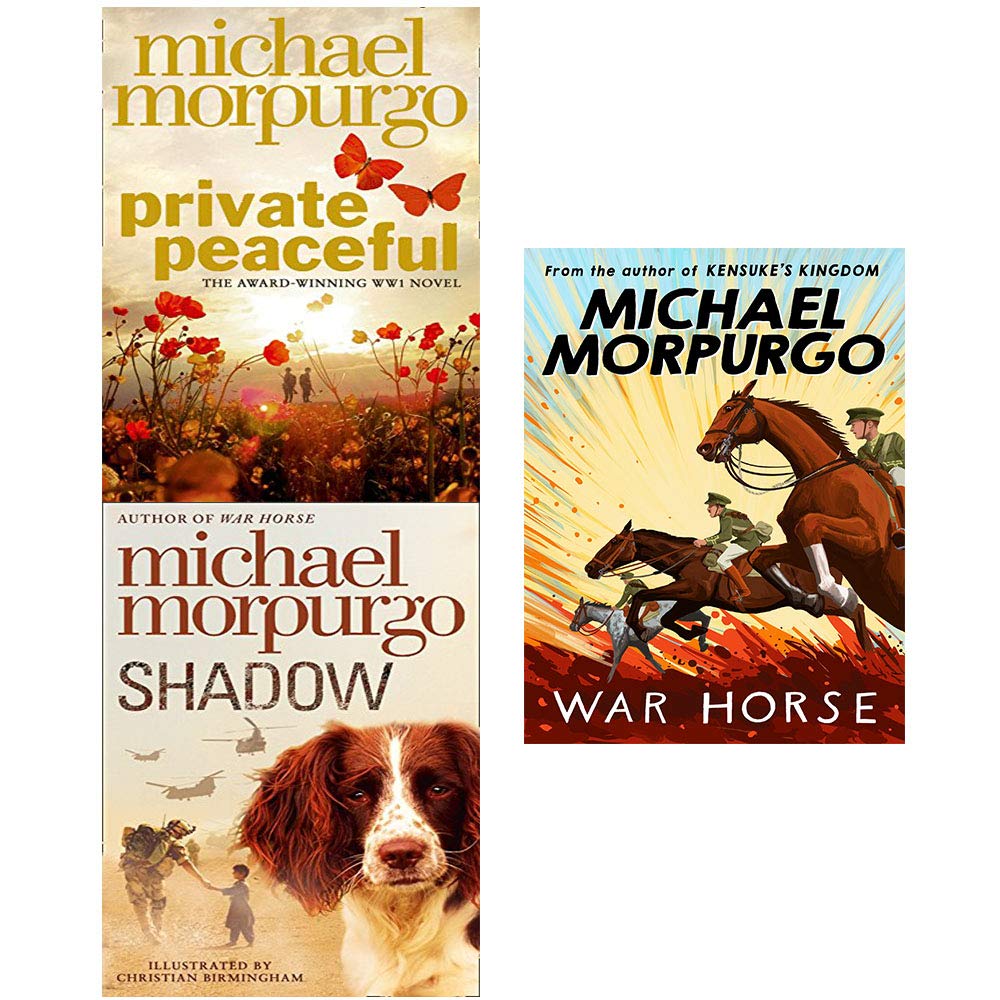 Michael morpurgo collection private peaceful, war horse and shadow 3 ...