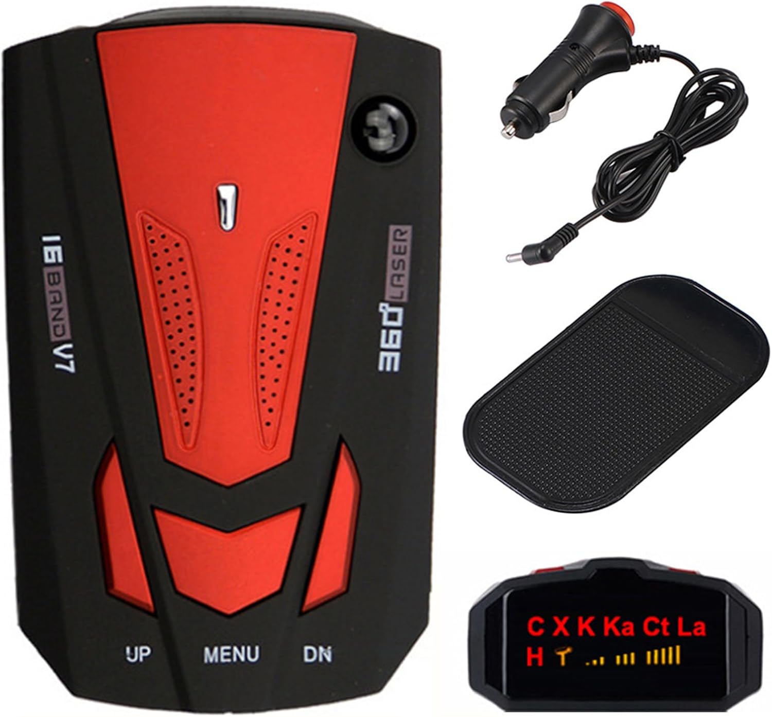 Amazon.com: Car Radar Detector, Dectector Driving Aids for City Road ...