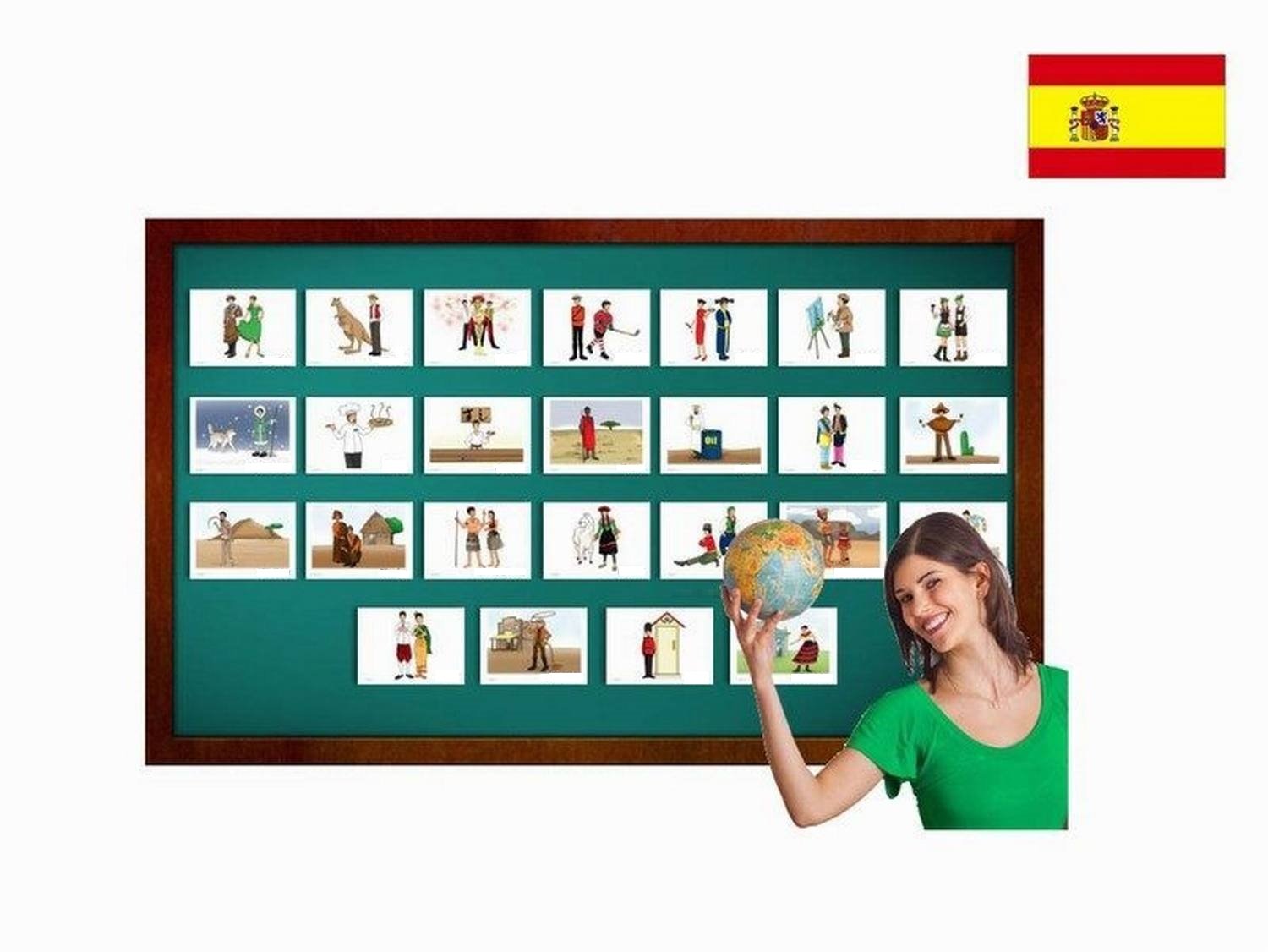 Buy Yo-Yee Flashcards - Tarjetas de vocabulario - Nacionalidades ...