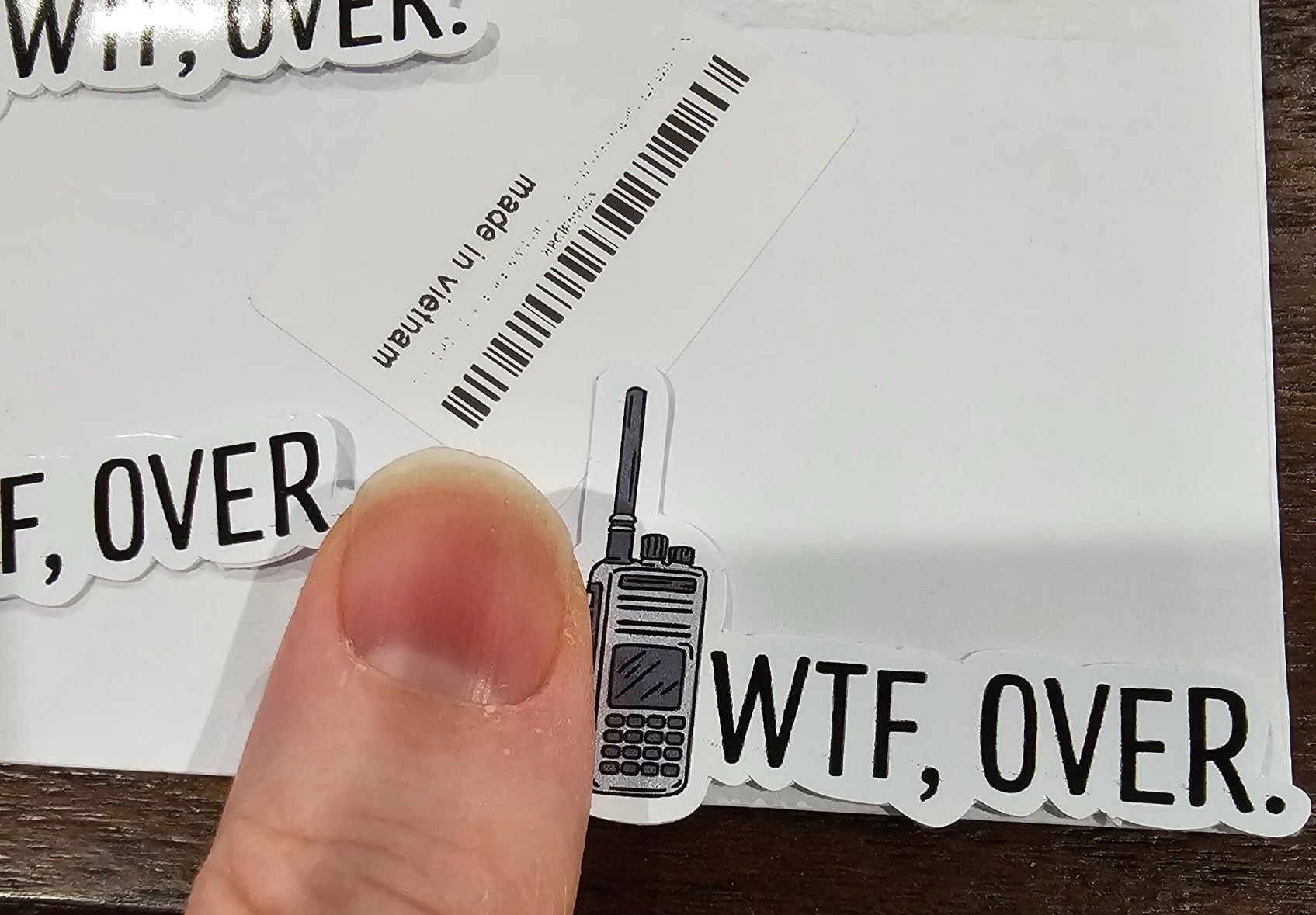 Amazon.com: (3PCS) WTF, Over Sticker Funny Meme Sarcasm What The F*ck ...