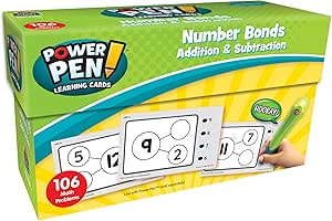 Amazon.com: Teacher Created Resources Power Pen Learning Cards: Number ...