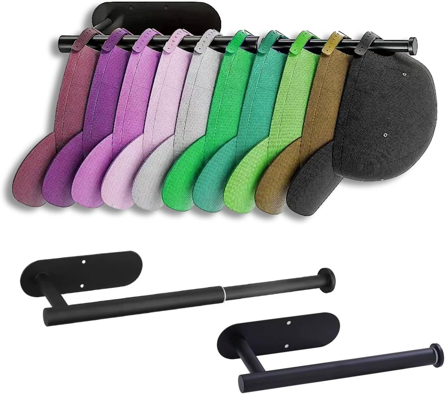 Amazon.com: Tfulad Ball Cap Holder 2 Pack, Stainless Steel Retractable ...