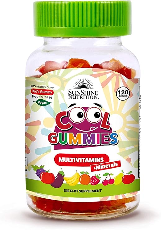 Sunshine Nutrition Cool Gummies Vegan Multivitamins 120'S : Amazon.ae