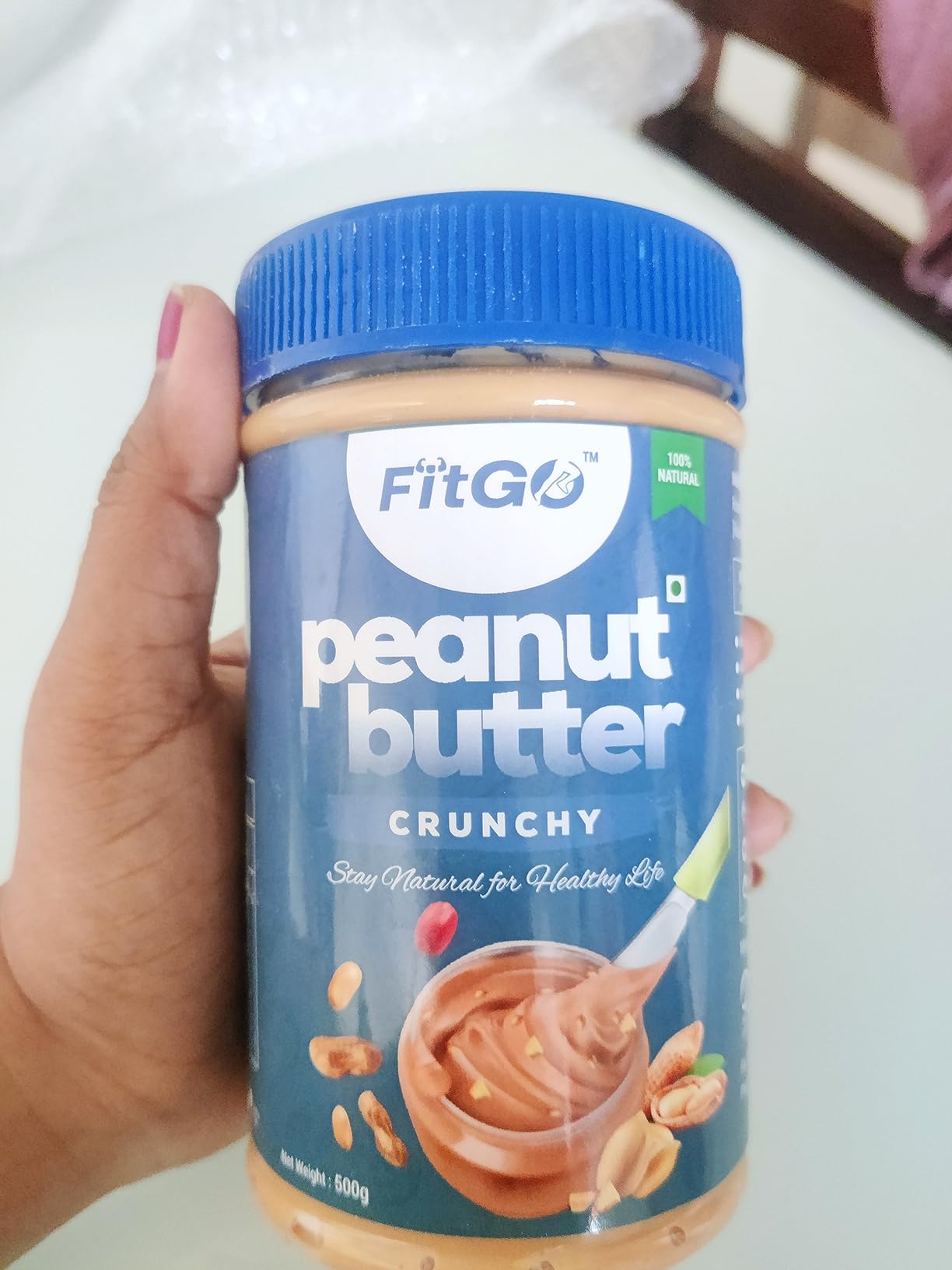 FITGO FITGO Peanut Butter (Crunchy) | Unsweetened | Protein | Non GMO ...