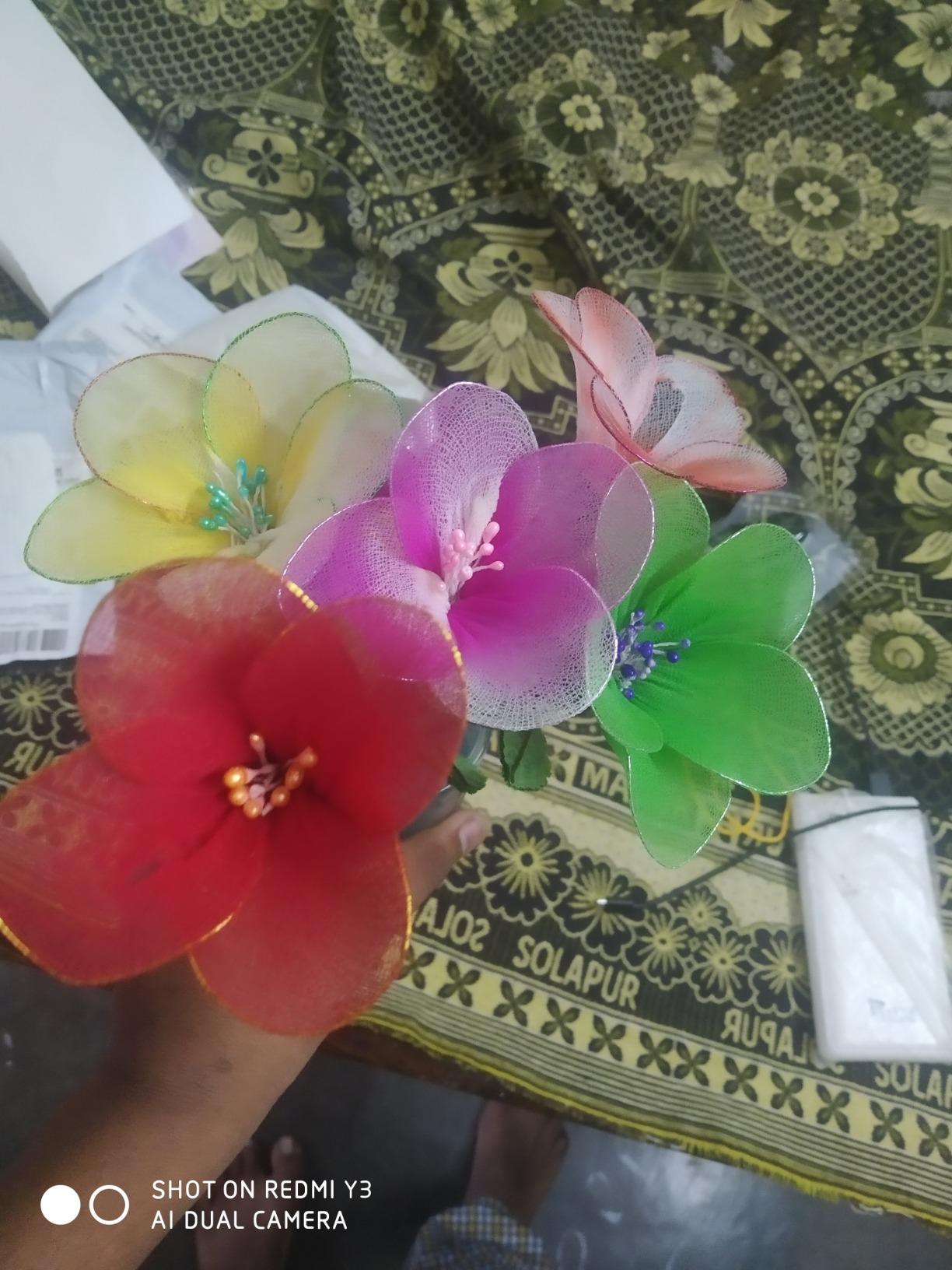 Asian Hobby Crafts Stocking Flower Making Kit (Medium) : Amazon.in ...