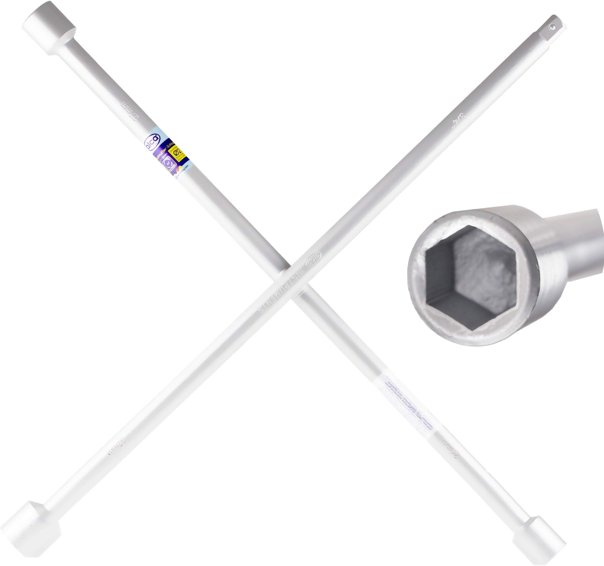 HEYNER Germany Heavy Duty 4 Way Car Wheel Tyre Cross X Wrench Lug Brace ...