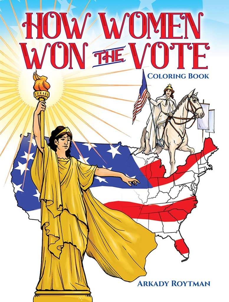 How Women Won the Vote Coloring Book (Dover American History Coloring ...
