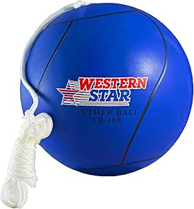 Western Star Tetherball Game Set - Soft-Touch Tether Ball with Durable ...