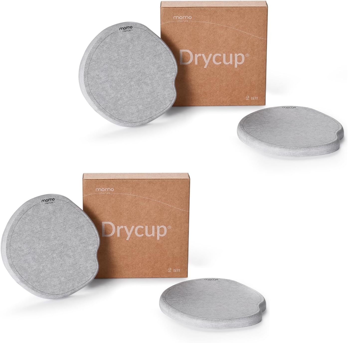 Amazon.com: SHEUTSAN 20 PCS Diatomaceous Earth Coaster, 4 Inch Round ...