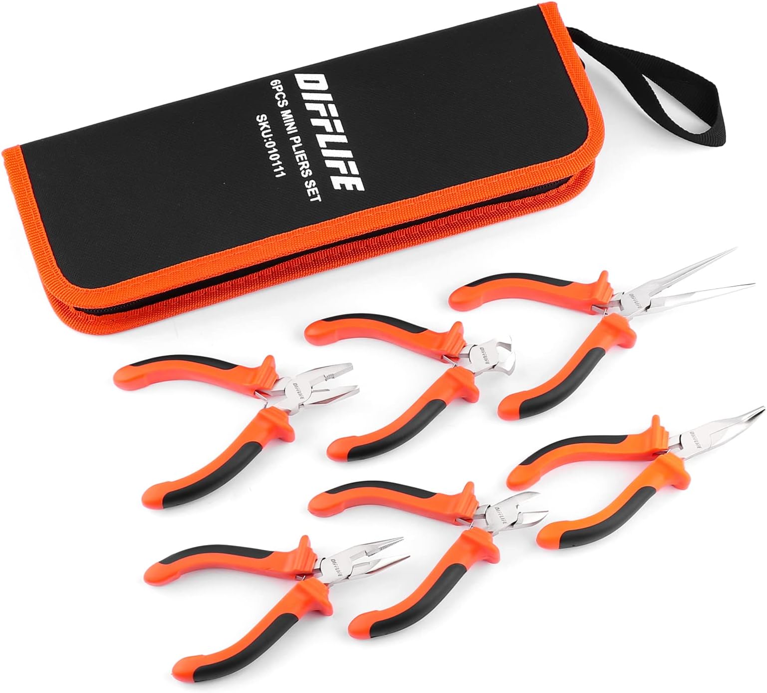 WORKPRO 6-piece Mini Pliers Set - Needle Nose, Diagonal, Long Nose ...
