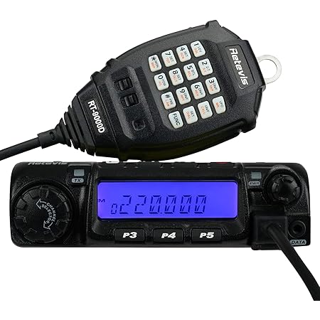 Amazon.com: Retevis RT-9000D Mini Mobile Radio, Long Range Two Way ...