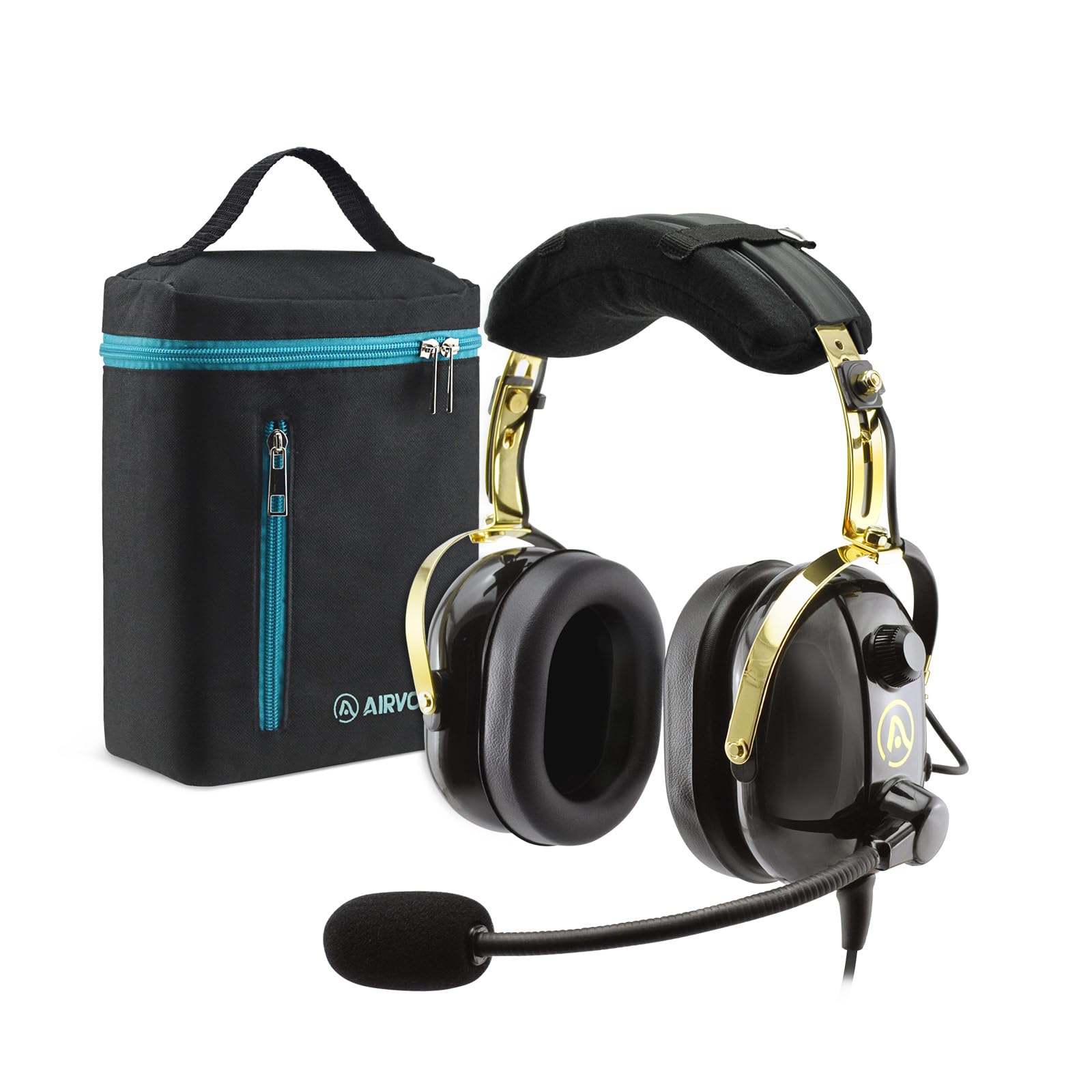 Amazon.com: AIRVOICE Aviation Headset for Pilots with Passive Noise ...