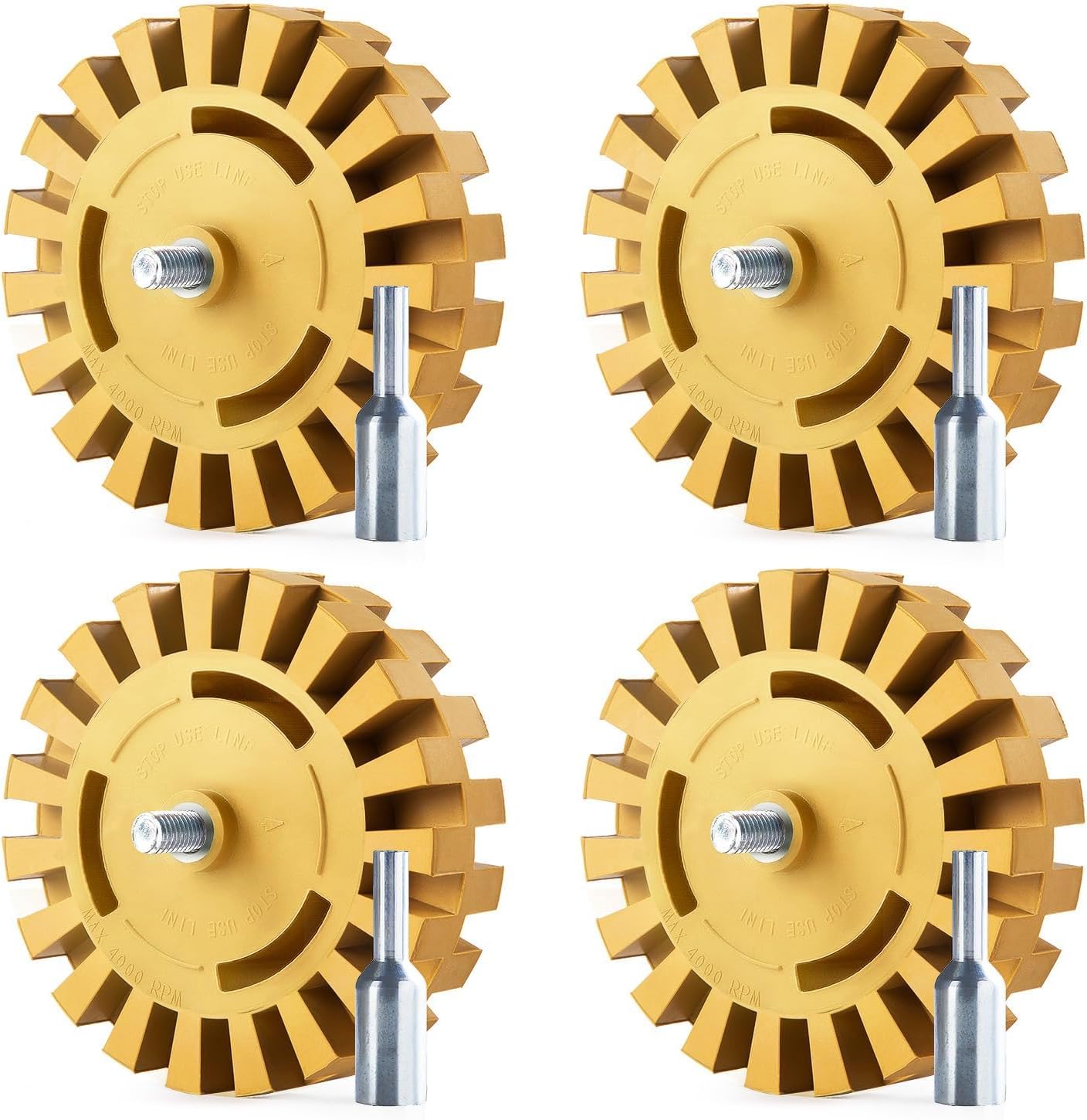 Amazon.com: LOYORTY 6PCS Decal Remover Eraser Wheel, Adhesive Remover ...