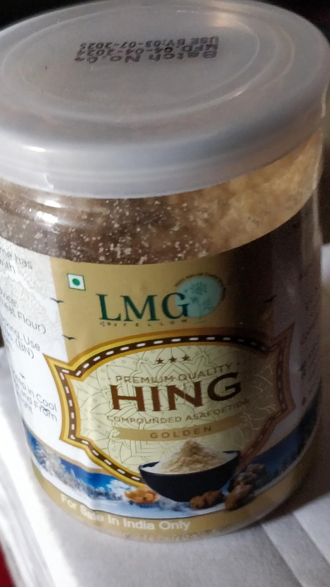 LMG Golden Leaf Hing | Asafoetida Hing Powder | Heeng | Perungayam ...