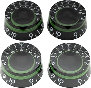Musiclily Pro Inch Size Fine 24-Spline Guitar Knobs Tone Volume Speed ...