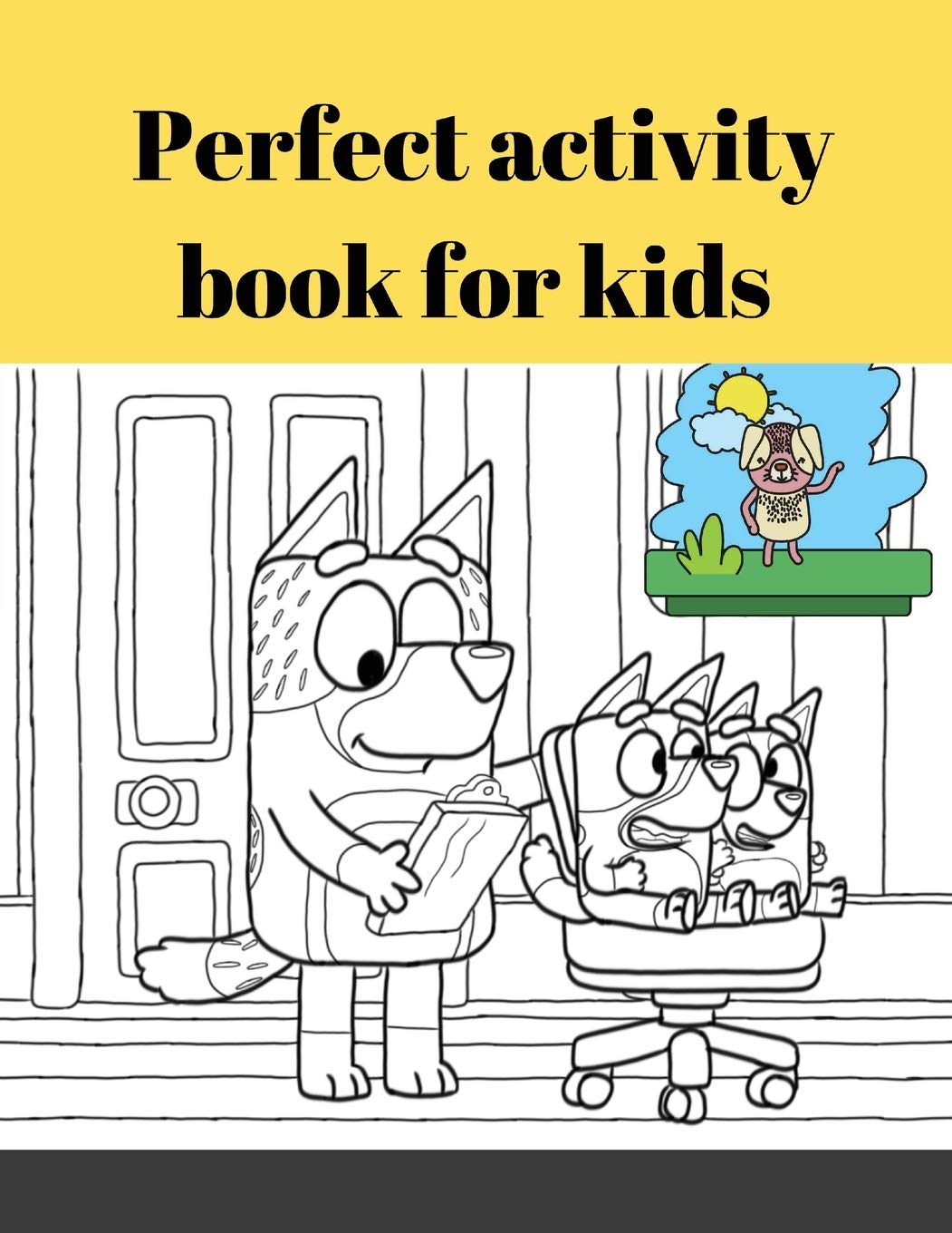 Buy Coloring Book with Bluey - 123 Coloring Pages!!, Easy, LARGE, GIANT ...