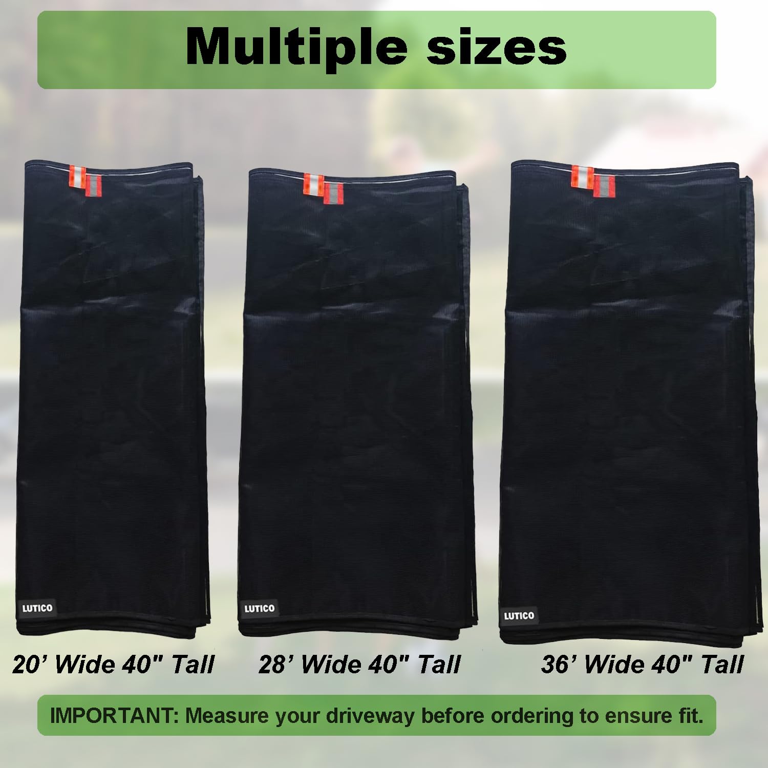 Snapklik.com : Driveway Net For Kids Safety - Lutico 28 Wide 40" Tall ...