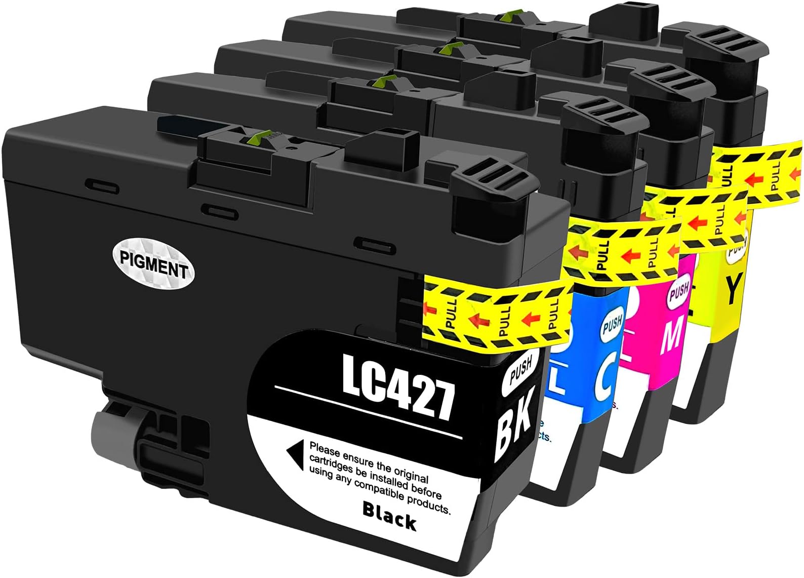 SHUOLEI LC427 Ink Cartridges Compatible with Brother LC427 LC-427 XL ...