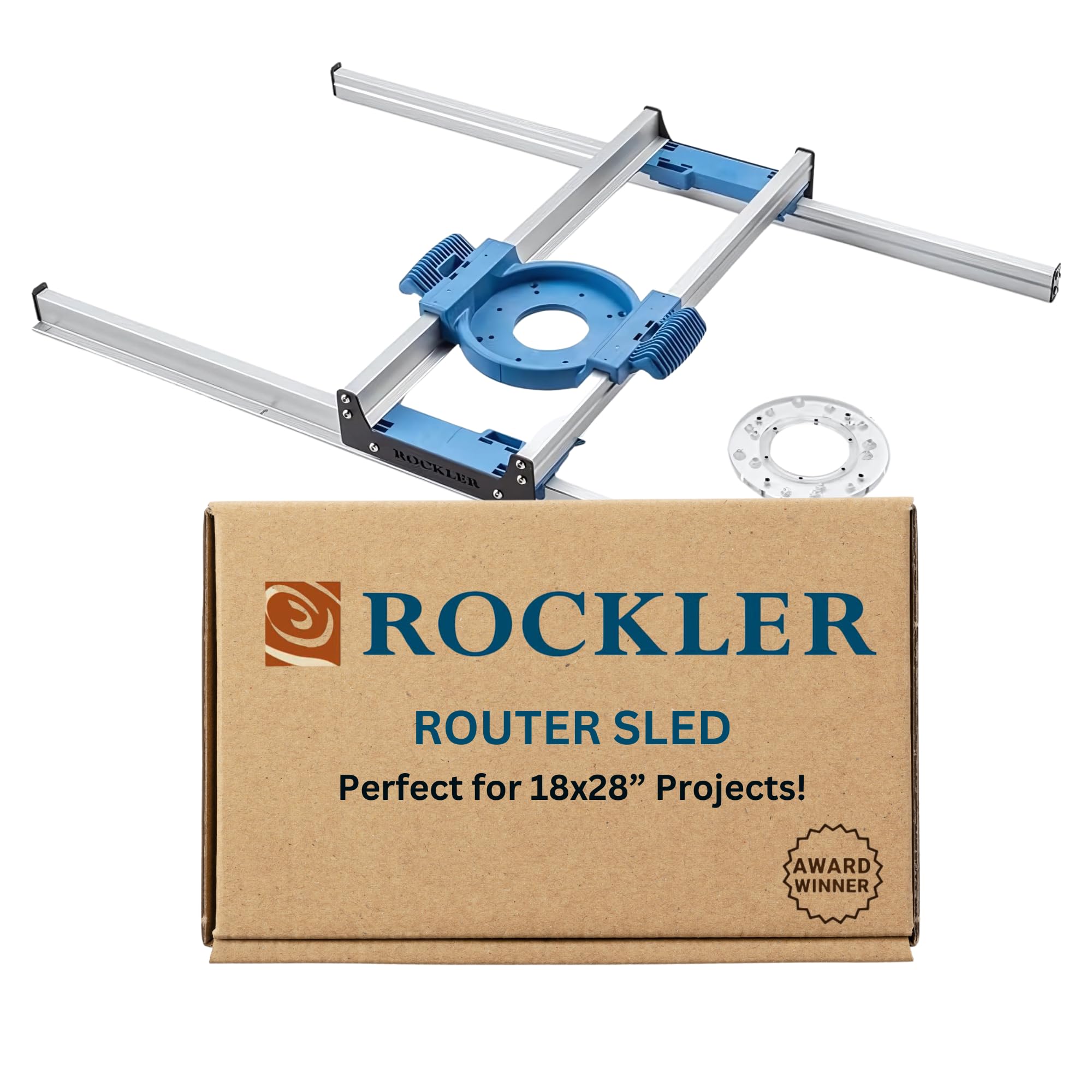 Buy Router Sled, Benchtop Board Slab Flattening Jig | Precise Router ...