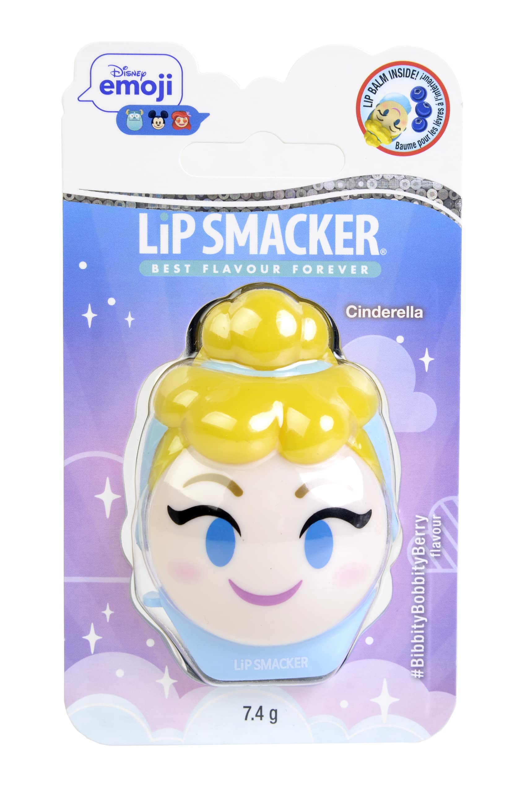 Lip Smacker Disney Emoji Flip Balms Collection Cinderella Lip Balm ...